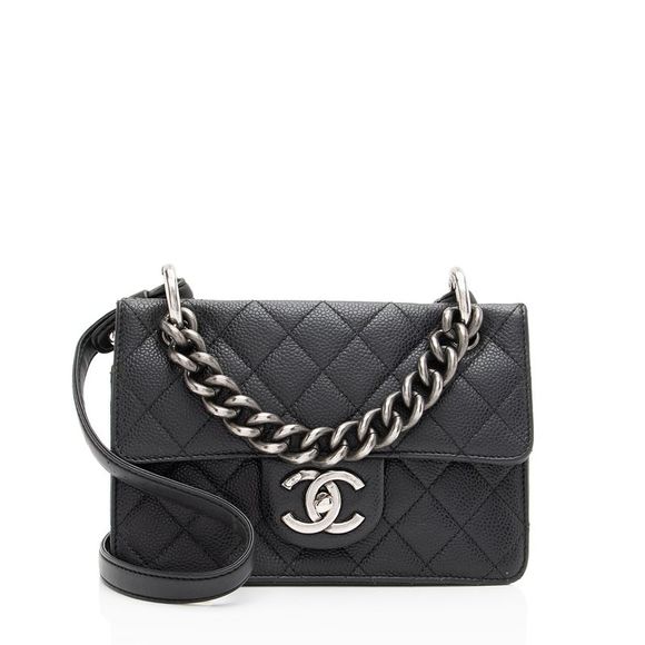 CHANEL | Bags | Chanel Caviar Leather Retro Class Small Flap Bag | Poshmark